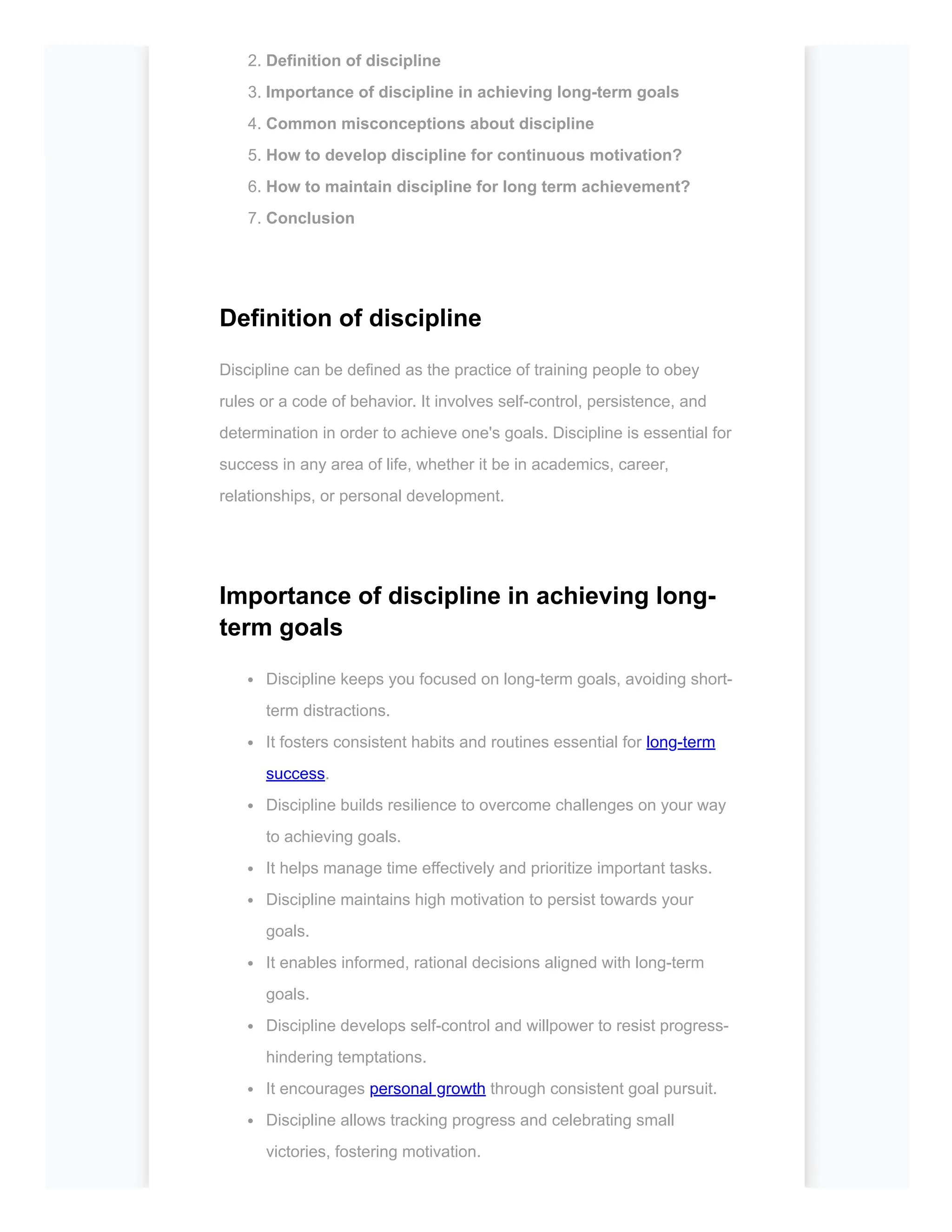Develop Discipline for Continued Motivation and Achievement.pdf ...