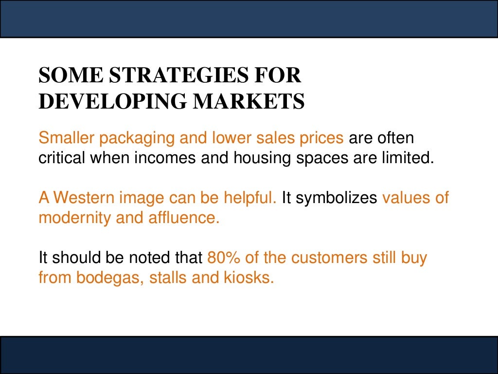 What Are The Differences Between Marketing In A Developing And Develo…