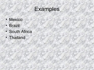 Developed vs Developing Countries | PPT