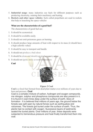 class 8 science chapter 5 Coal and Petroleum pdf | PDF