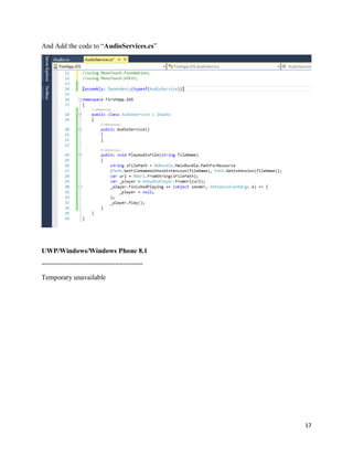 Developed your first Xamarin.Forms Application | PDF | Operating Systems | Computer Software and ...