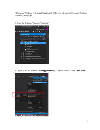 Developed your first Xamarin.Forms Application | PDF | Operating Systems | Computer Software and ...
