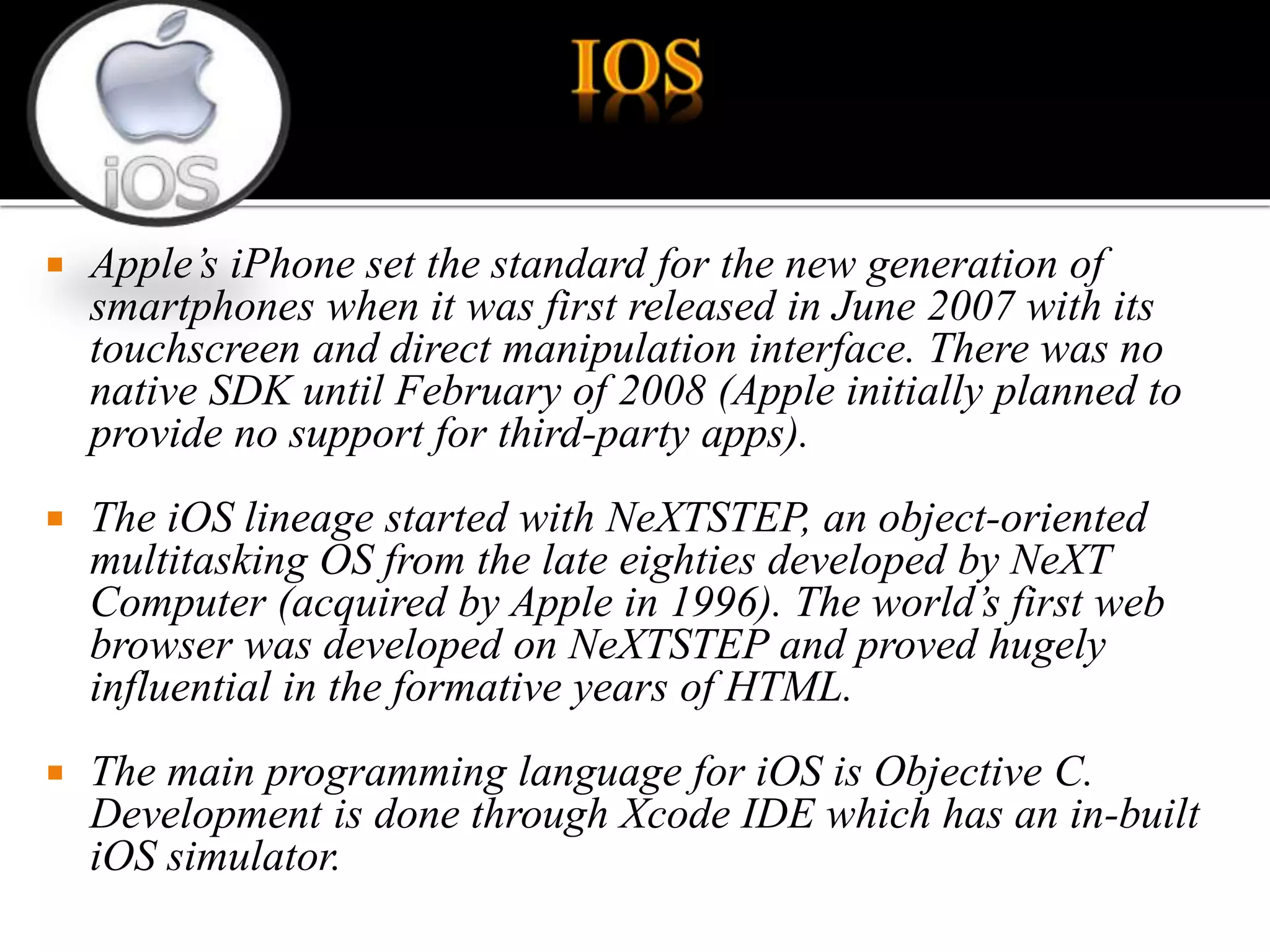 Development of Mobile Application -PPT | PPT Development of Mobile Application -PPT | PPT