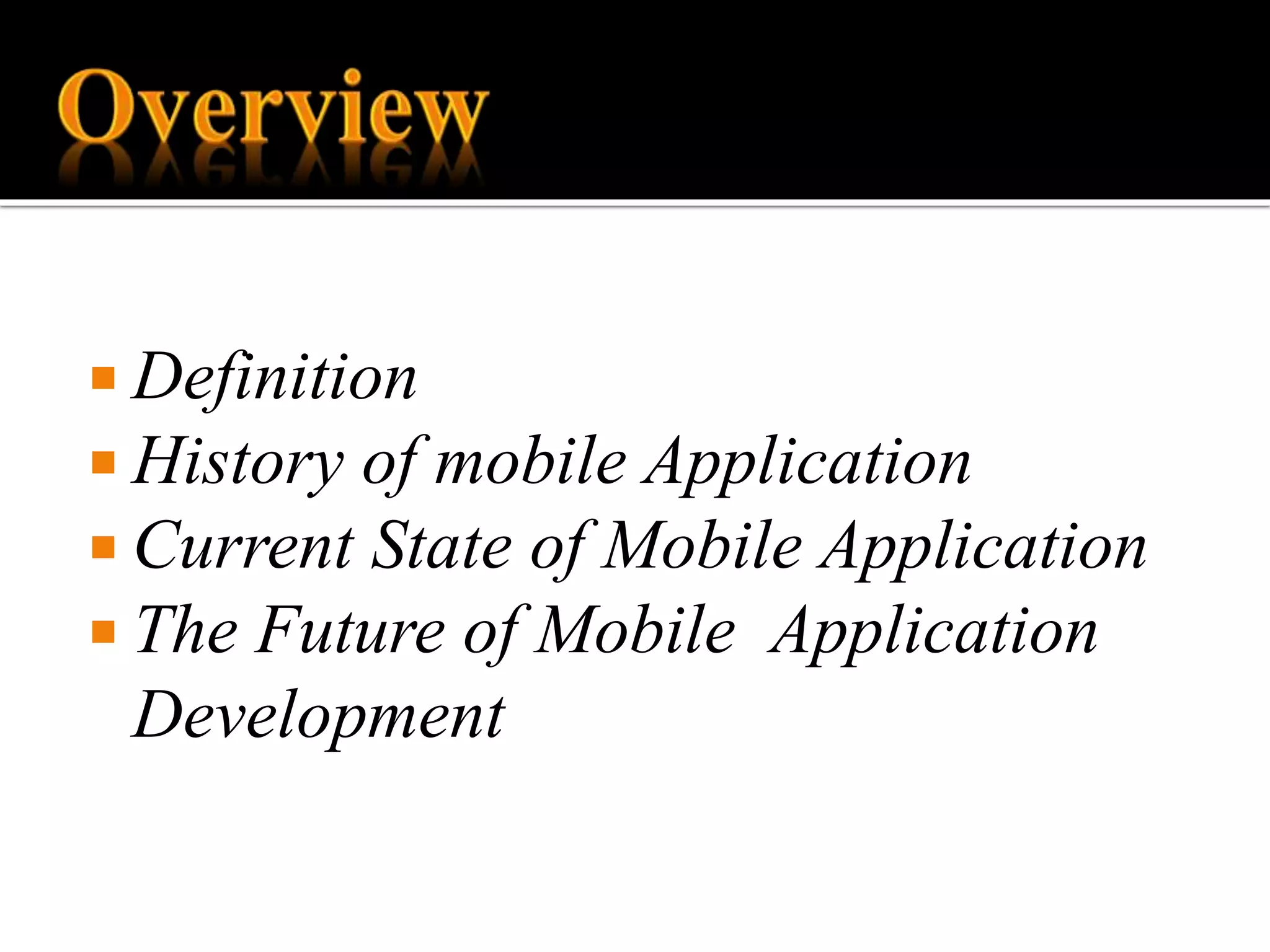 Development of Mobile Application -PPT | PPT Development of Mobile Application -PPT | PPT