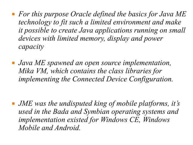 Development Of Mobile Application Ppt Pptx Operating Systems