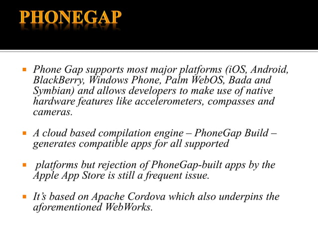 Development Of Mobile Application Ppt Ppt