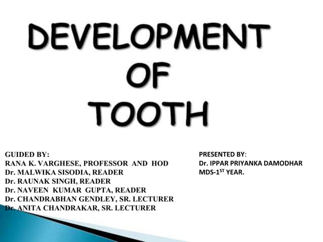 developement of tooth.pptx