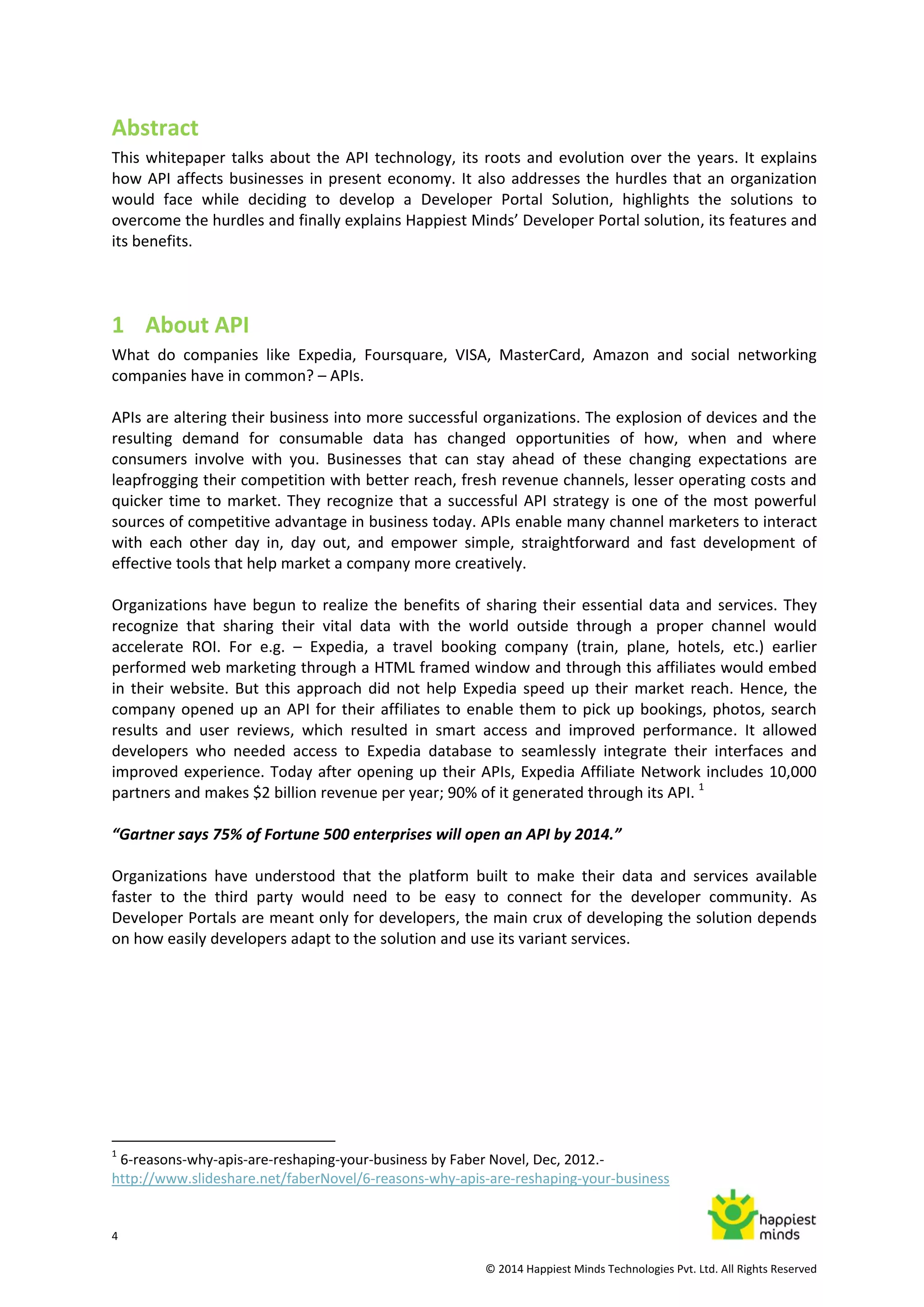 Whitepaper: DEVELOPER ENGAGEMENT SOLUTION KEY TO SUCCESS OF YOUR ...