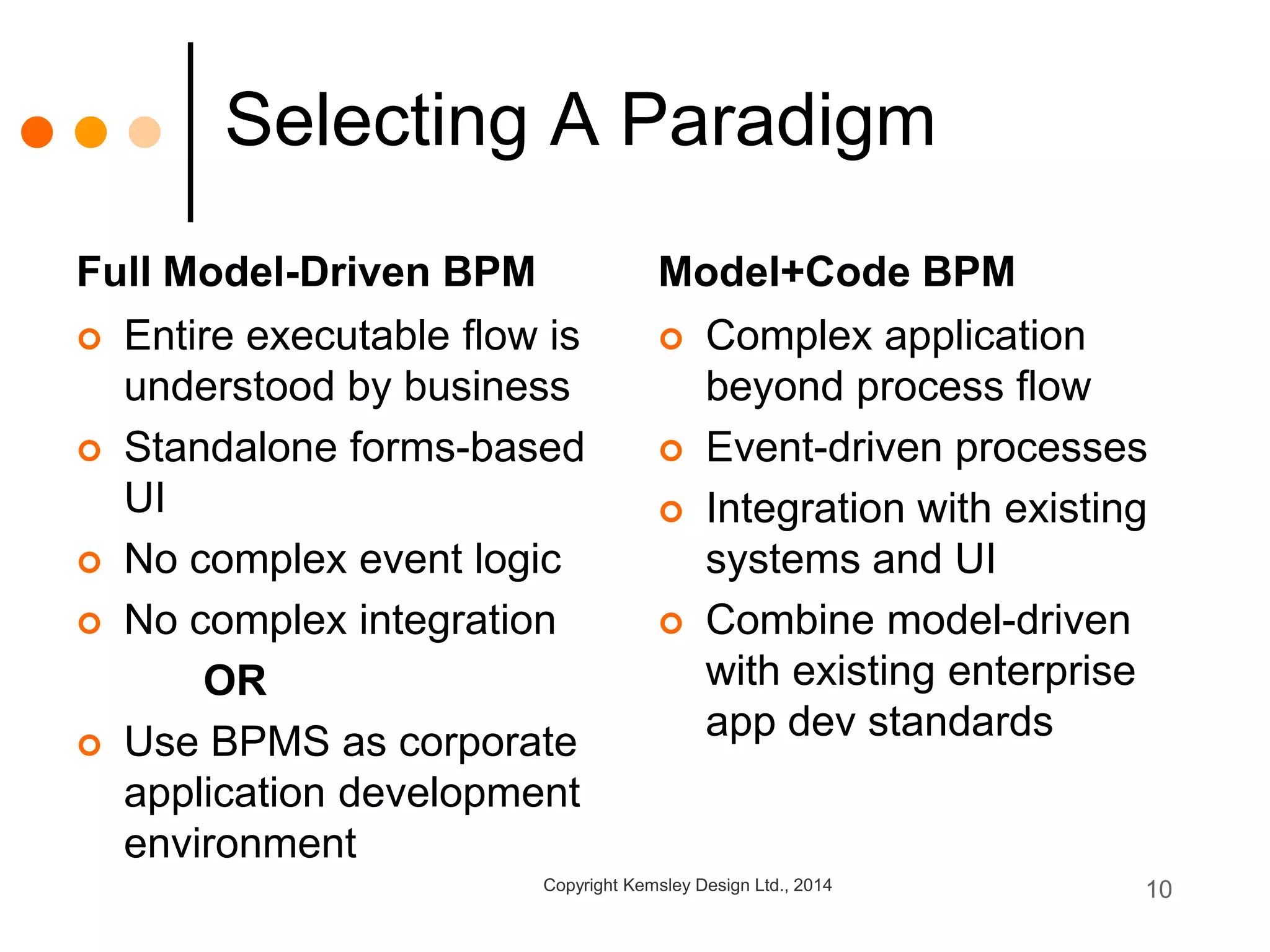 Developer-Friendly BPM | PDF