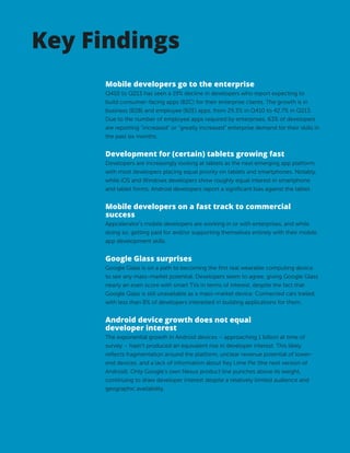 Developer survey-q2-2013 | PDF