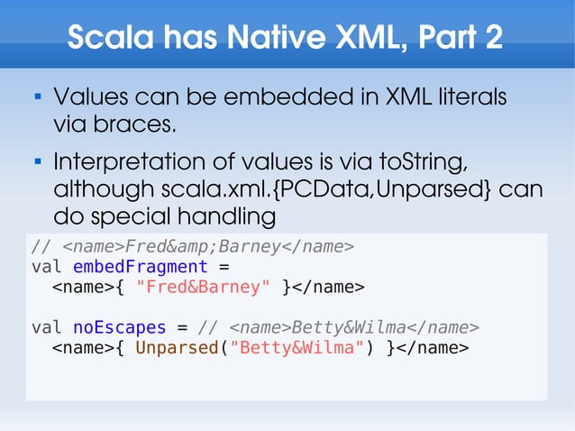 Stepping Up : A Brief Intro to Scala | PPT