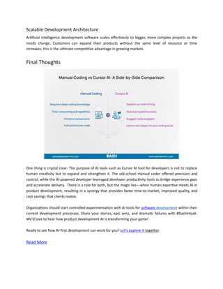 Developer Feedback: Does Cursor AI Tool Make Coding Faster (Part 2).pptx