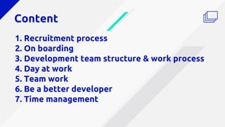 Developer life for me | PPT