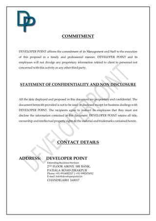 Developer Point profile | DOCX | Web Development | Internet