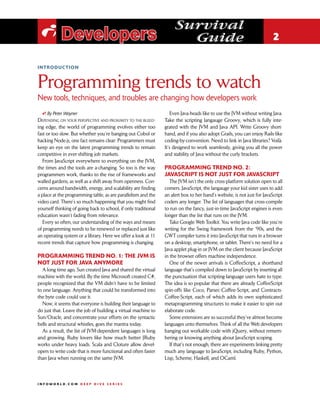 Developers survival-guide | PDF