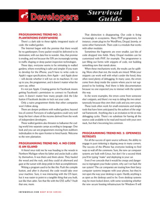 Developers survival-guide | PDF