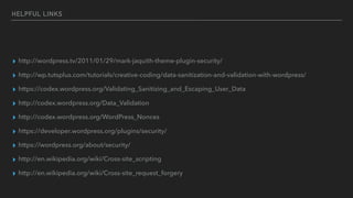 Developer Security for WordPress | PPT