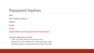 Securing Passwords | PPT