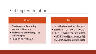 Securing Passwords | PPT
