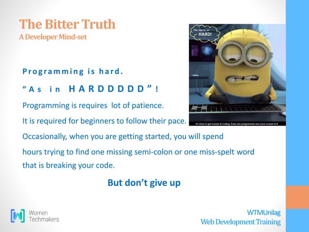 Developers mindset | PPT
