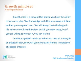 Developers mindset | PPTX