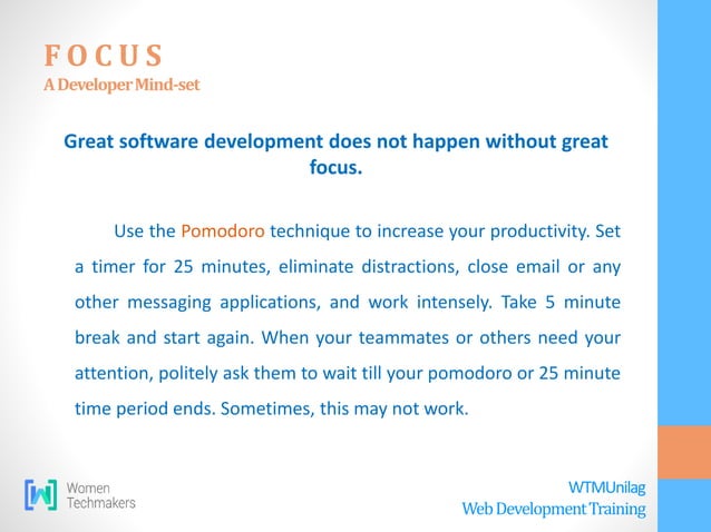Developers mindset | PPT