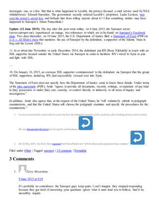 Developer’s silence raises concern about surespot encrypted messenger | PDF