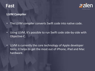 Developer’s viewpoint on swift programming language | PPT