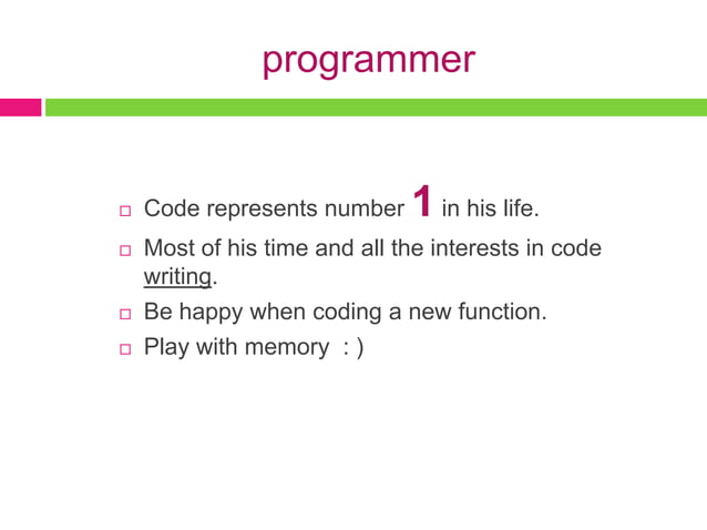 Developer vs programmer | PPT