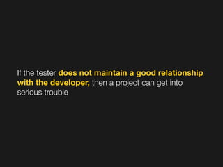 Tester vs Developer | PPT