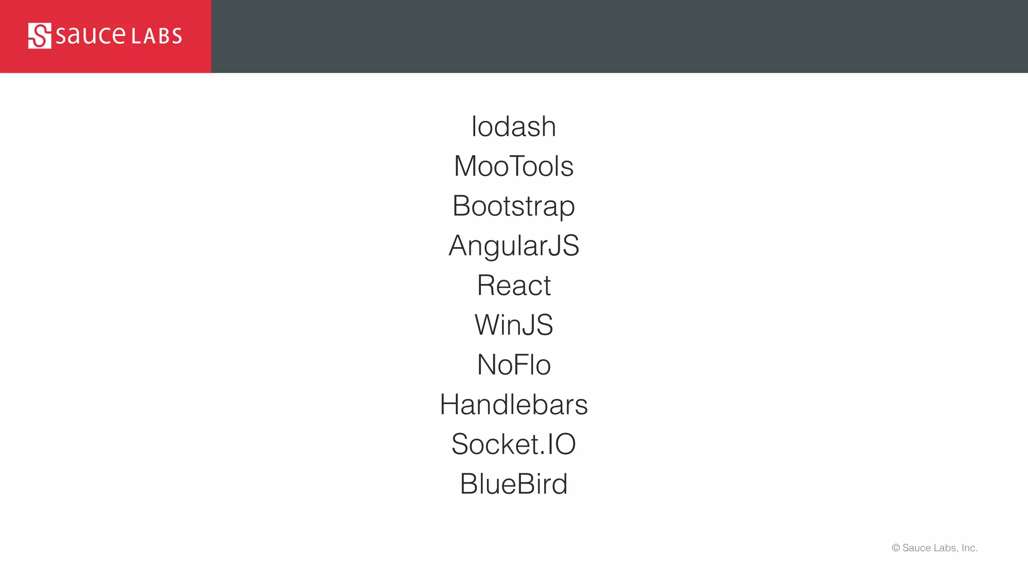 Developer Week SF, 2015: Cross-Browser Incompatibility is Growing not ...