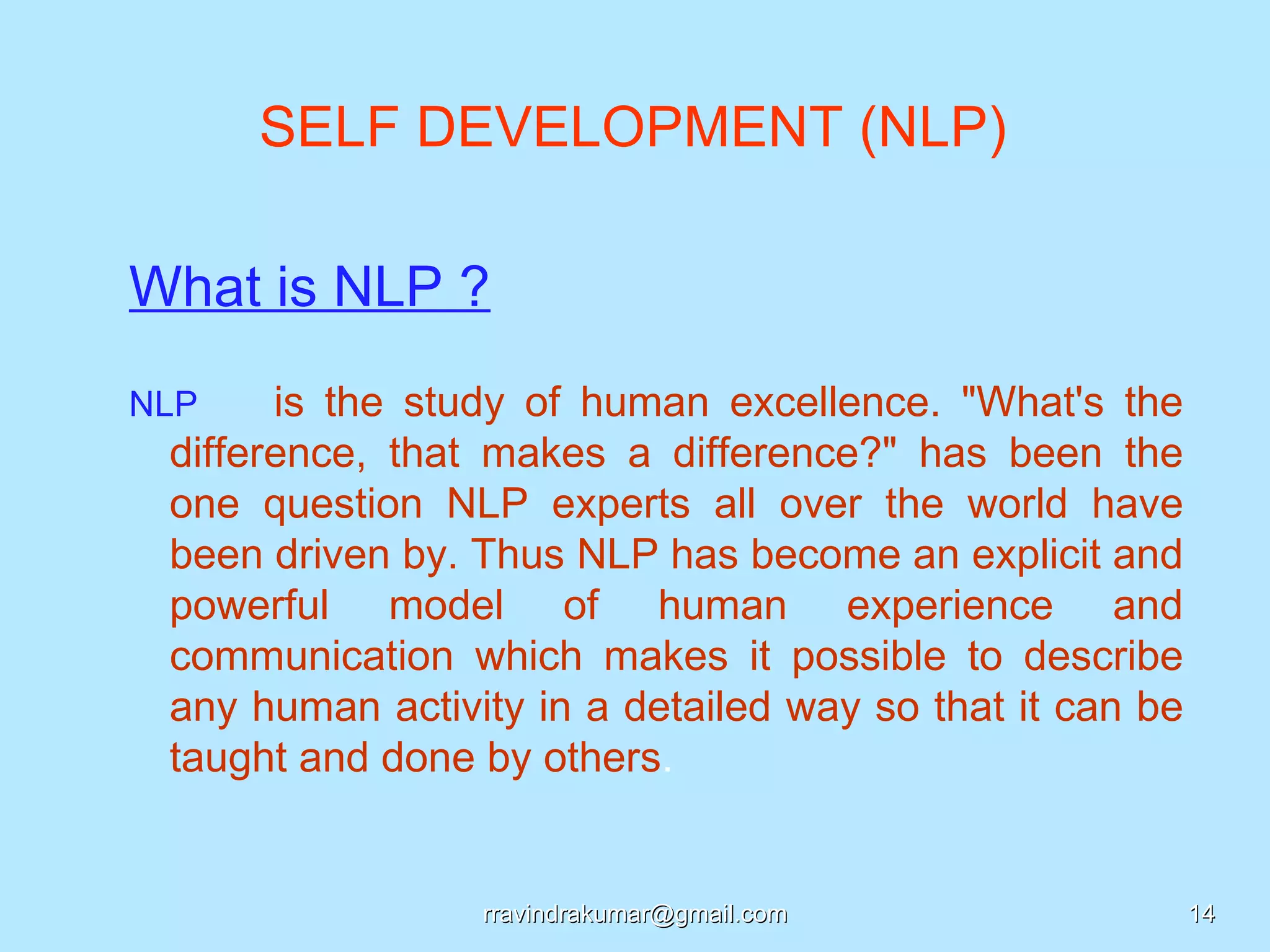 Develope yourself nlp | PPS