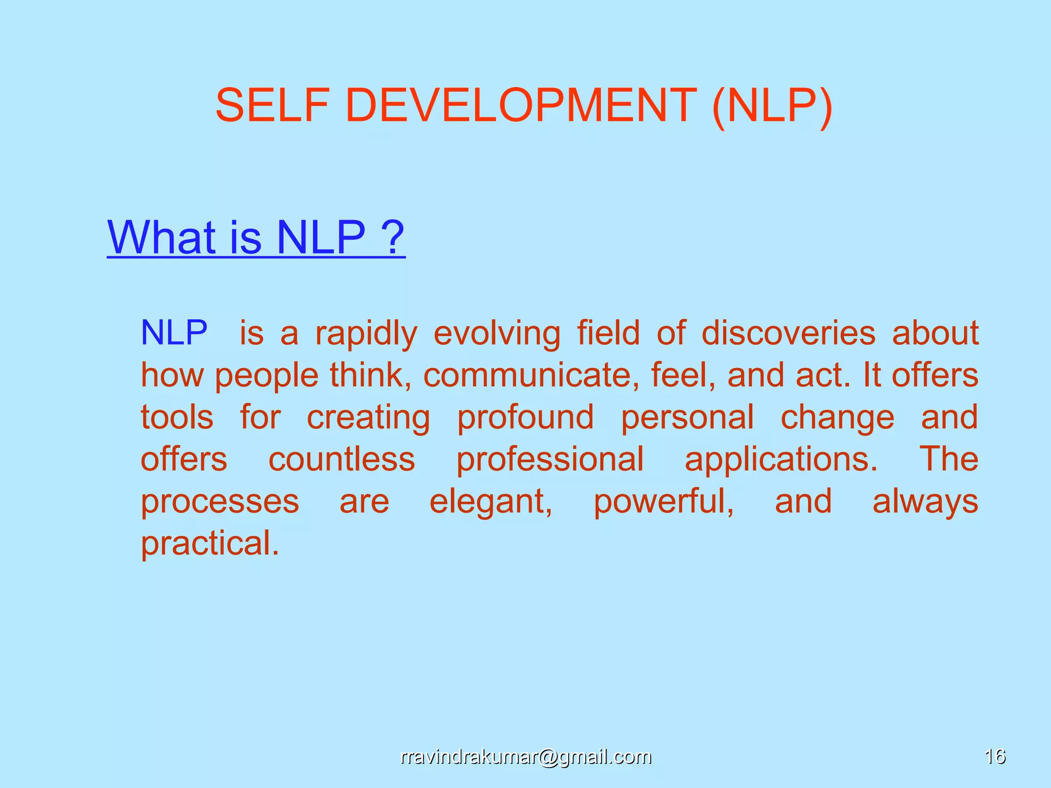 Develope yourself nlp | PPS