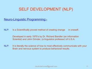 Develope yourself nlp | PPS