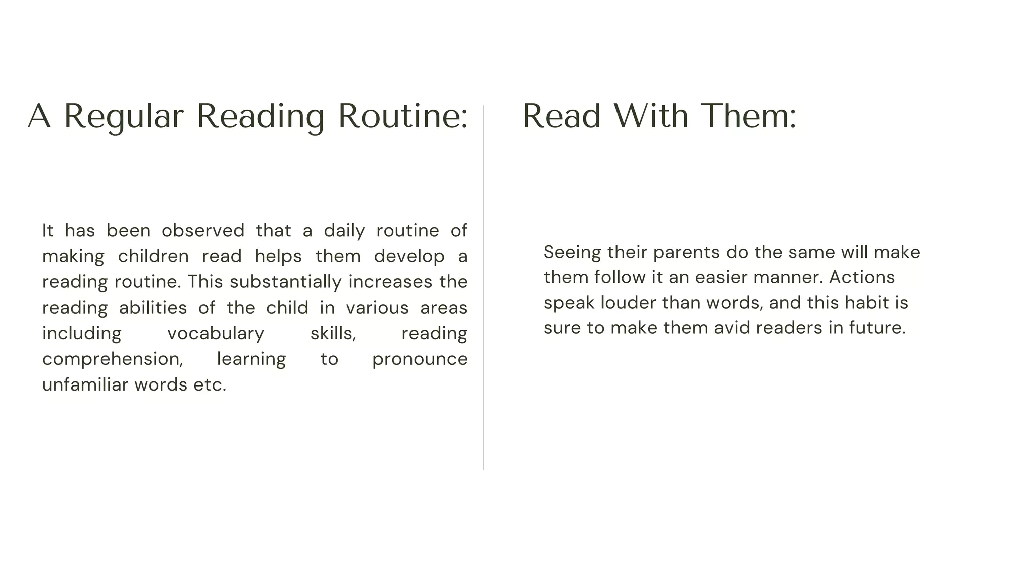 Develop good reading habits in children | PDF