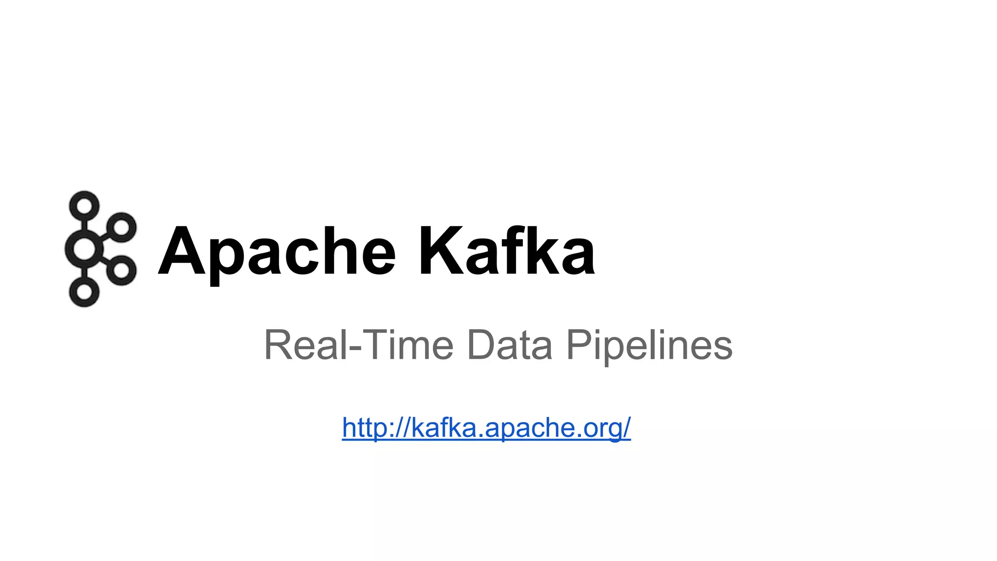 Developing Realtime Data Pipelines With Apache Kafka | PDF