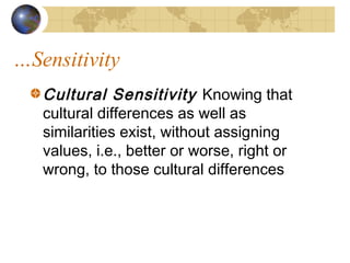 Developing cultural competence | PPT