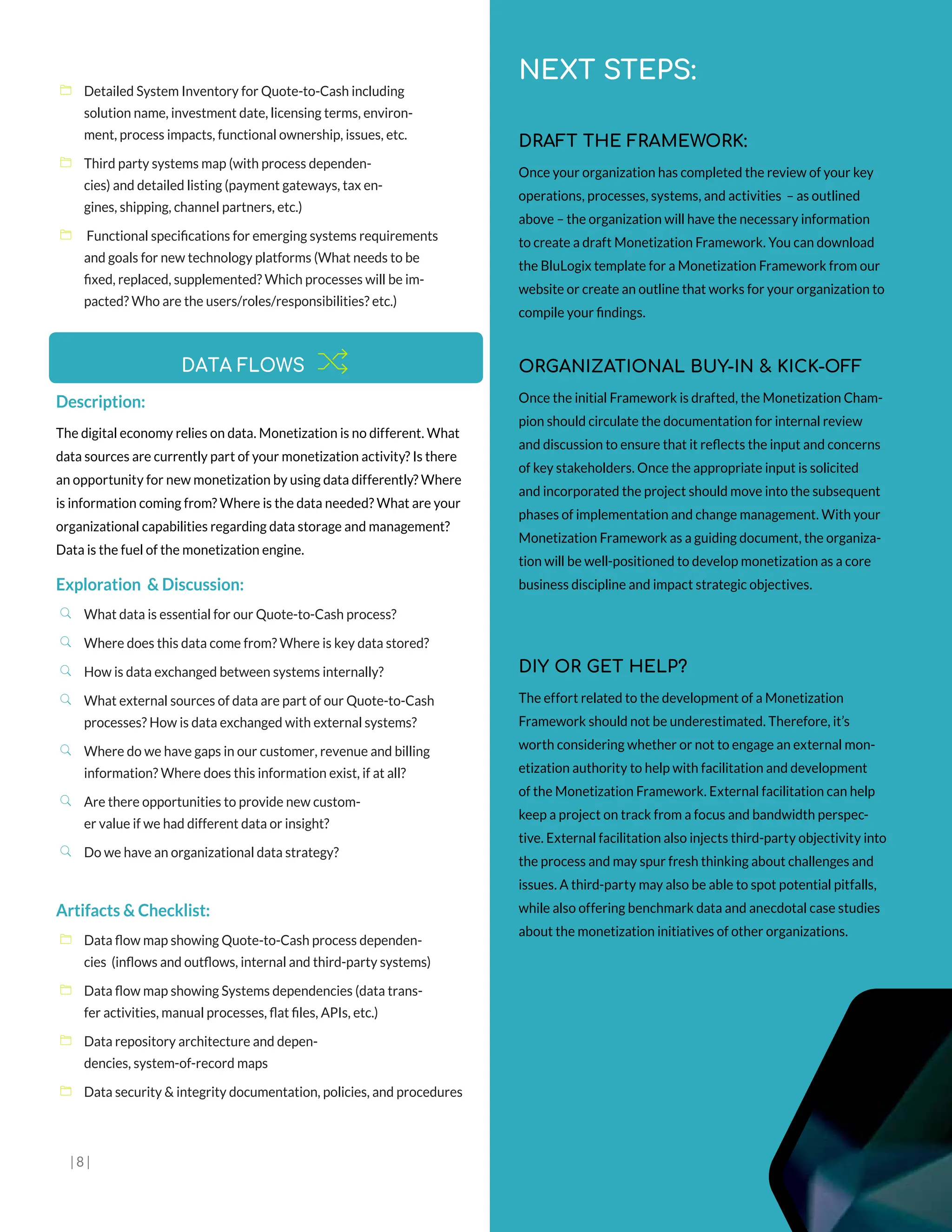 Creating a Monetization Framework For Your Business | PDF