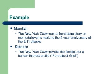 Developing A News Story | PPT
