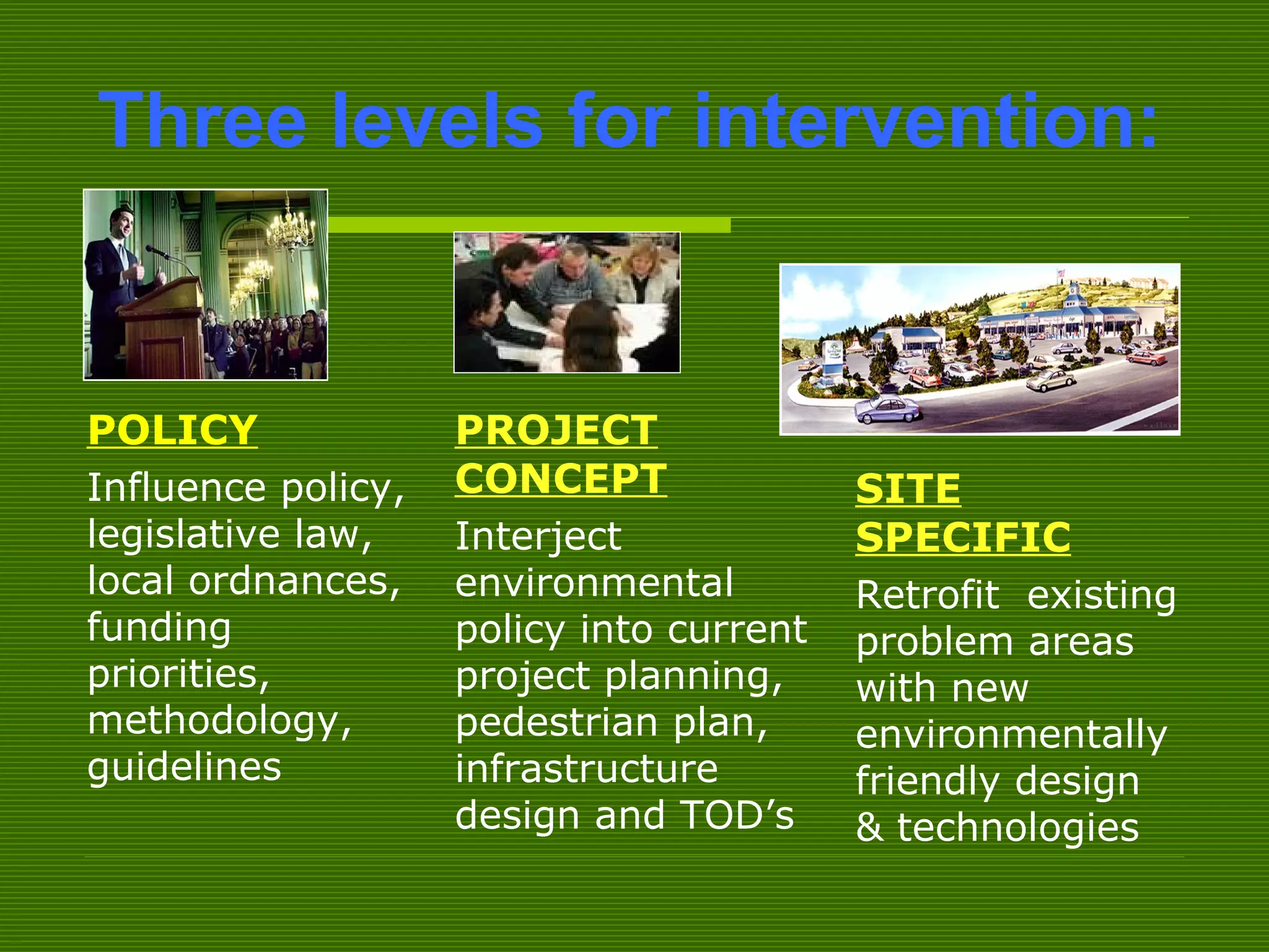 Developing A Sustainable Transportation Environmental Improvement Plan ...