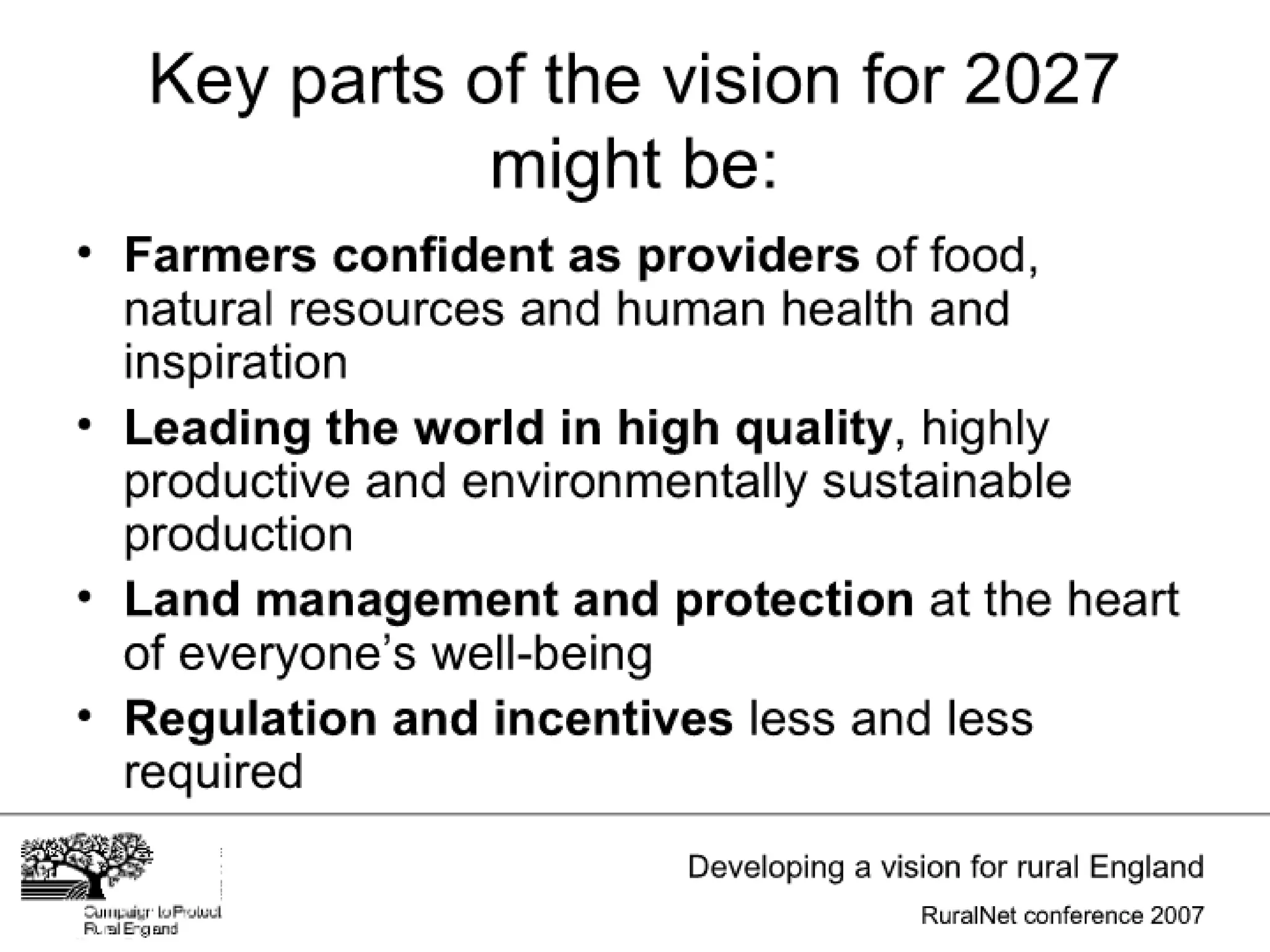 Developing a vision for rural England | PDF