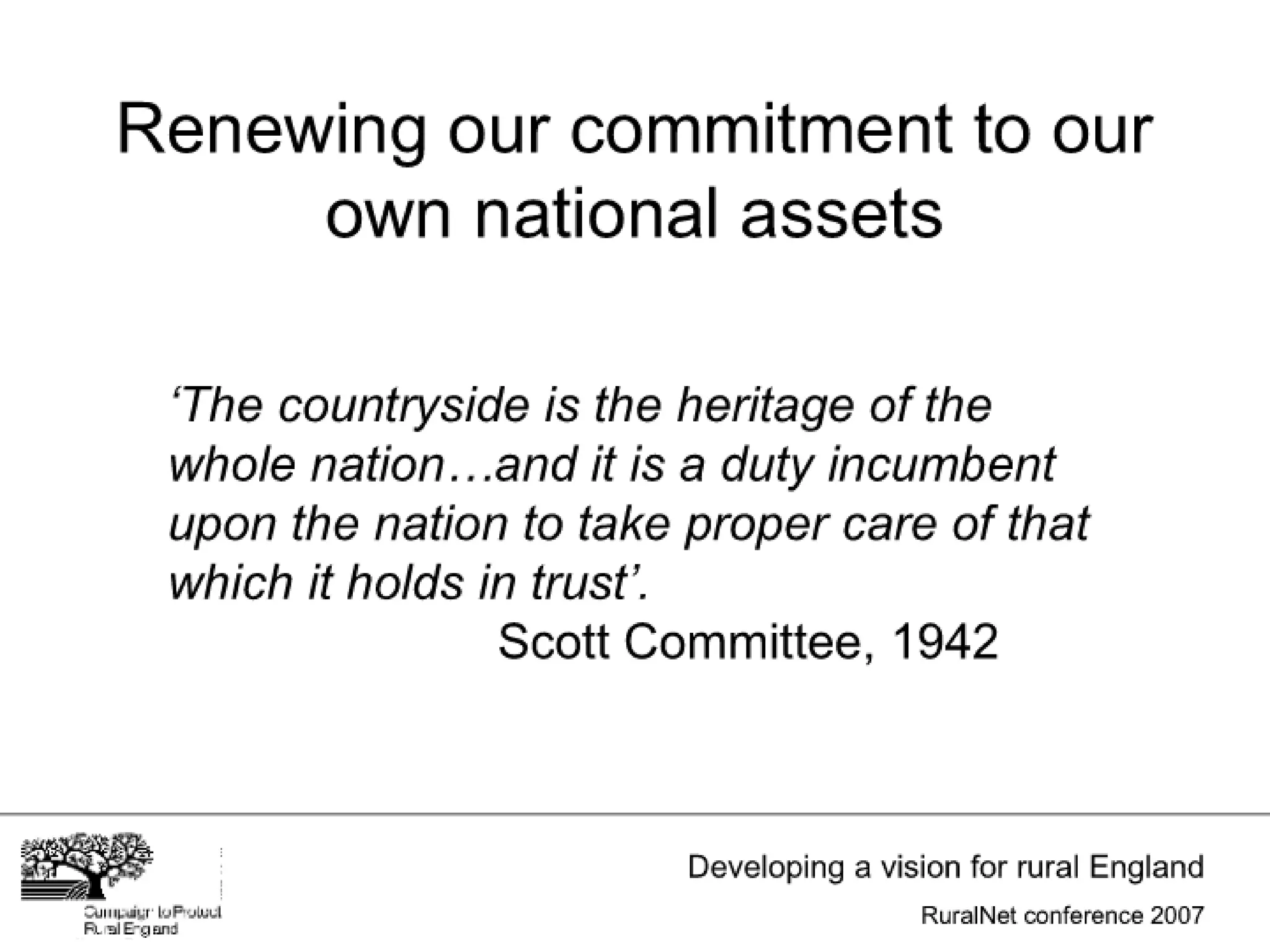 Developing a vision for rural England | PDF