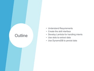Developing alexa Skill using Java With AWS Lambda | PPTX | Cloud Computing | Internet