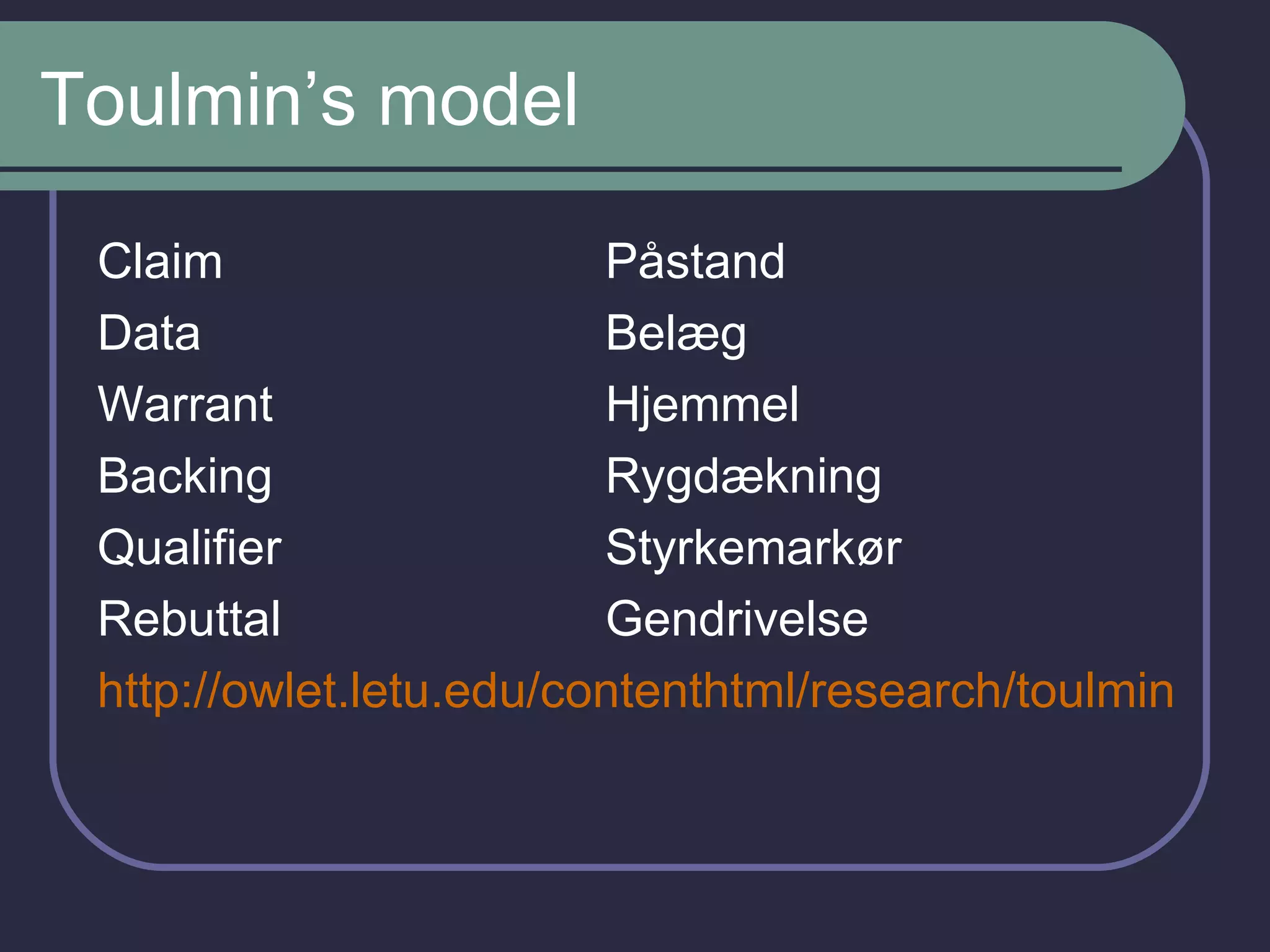 Developing an Argument | PPT