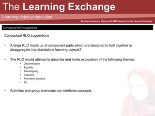 Developing Black and Ethnic Minority materials for the Institute | PPT