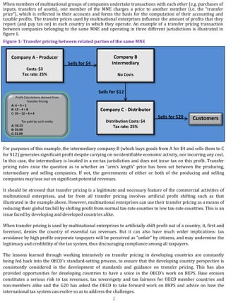 Developing Capacity in Transfer Pricing | PDF