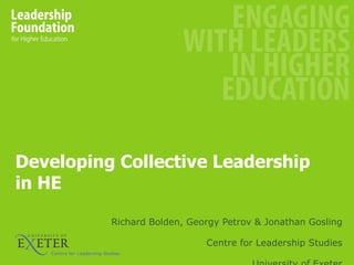 Developing Collective Leadership | PPT