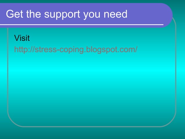 Developing Coping Skills | PPT | Mental Health | Diseases and Conditions