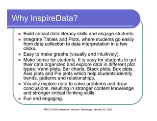 Developing Data Literacy with InspireData | PDF