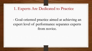 Developing expert-students | PPTX